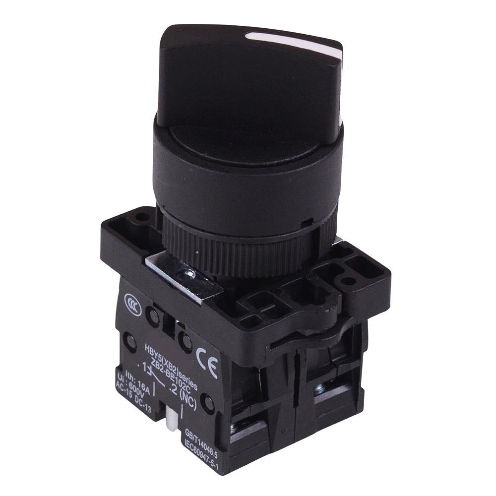 2 Position Latching 22mm Selector Switch NO/NC