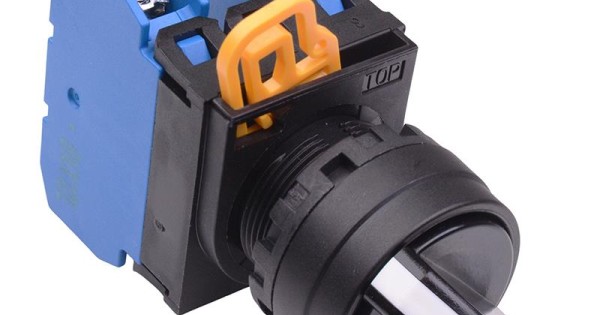 22mm 2Position Maintained Selector Switch 2NO IP65 YW1S-2E20