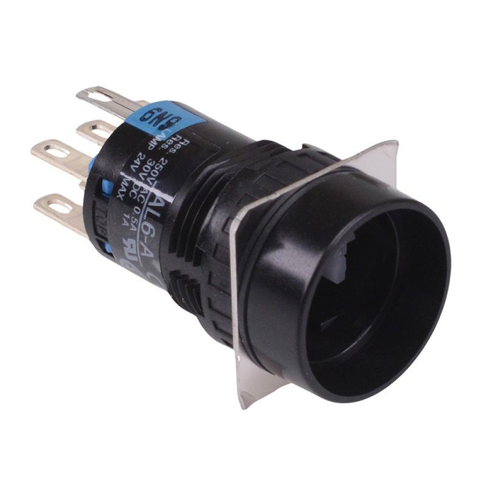 AL6M-A200 16mm Latching Round illuminated Push Button Body