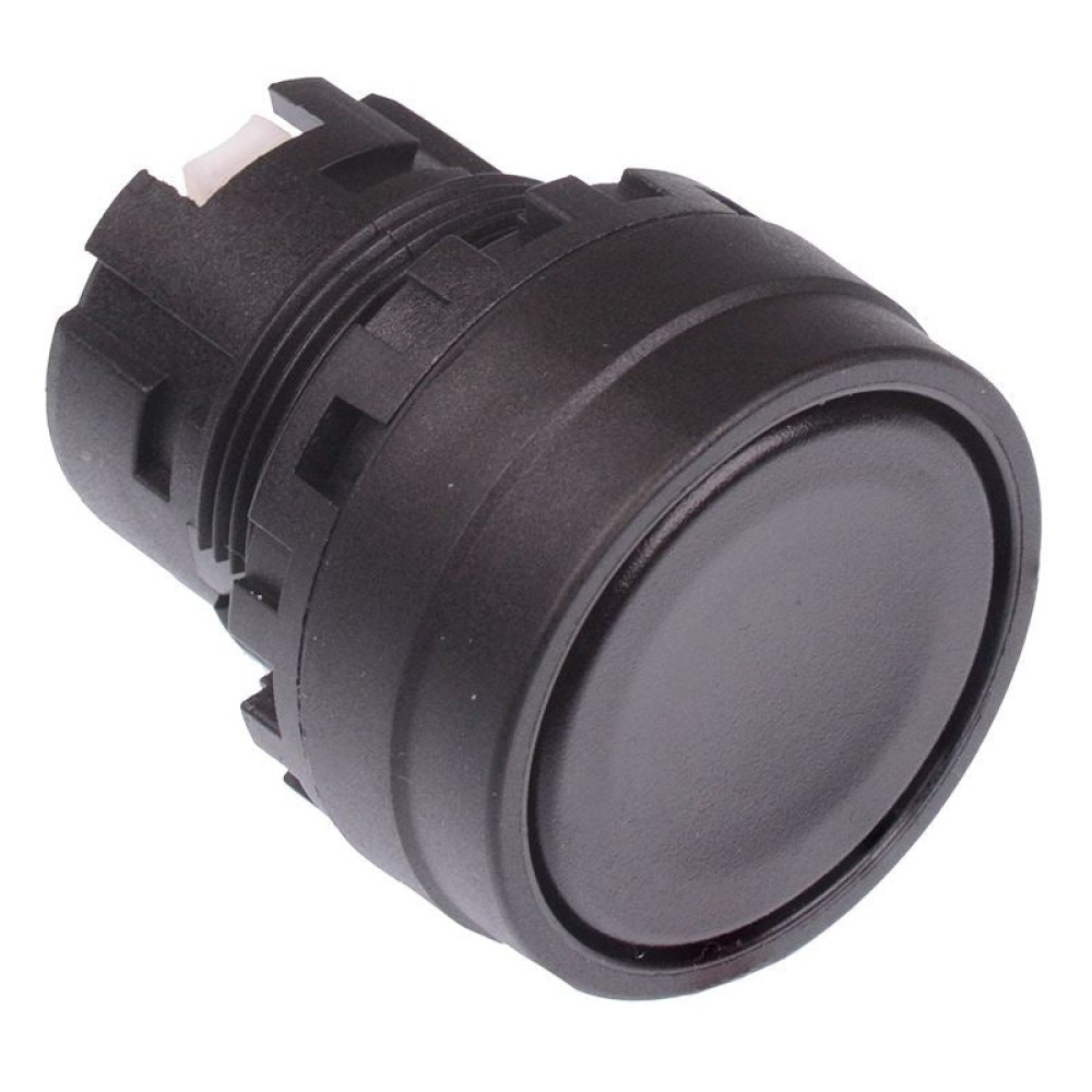 Black 22mm Momentary Push Button Bezel for Non-illuminated