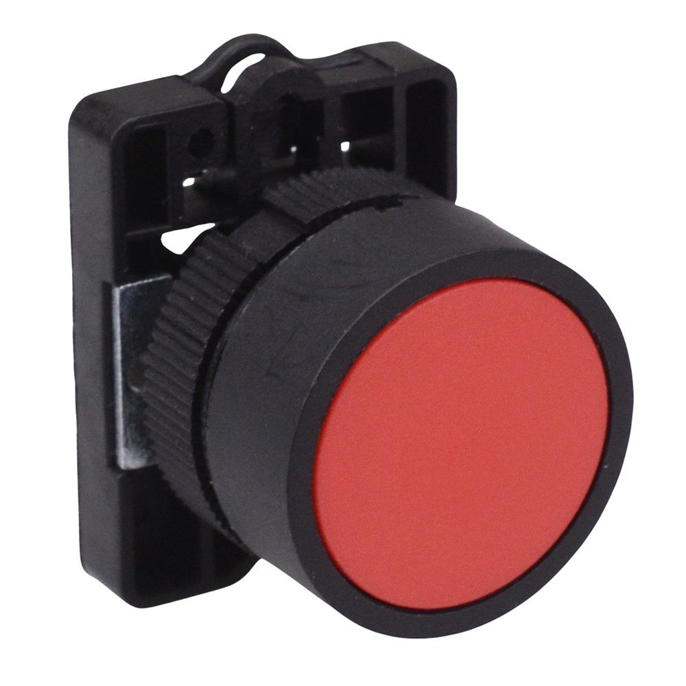 PtecPNRed Red Flush Push Button Switch