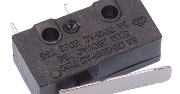 17mm Lever PCB V4 Miniature Microswitch SPDT 5A