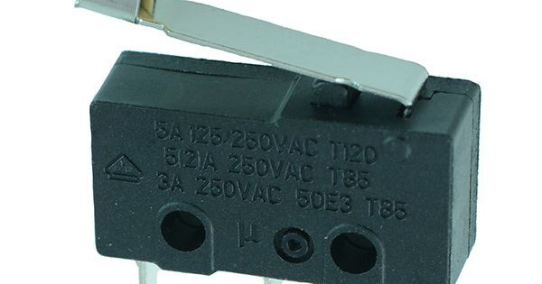 17mm Roller Lever V4 Miniature Microswitch SPDT 5A