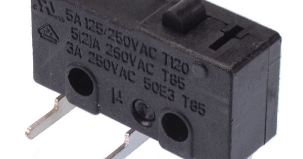 Push Button Horizontal PCB V4 Miniature Microswitch SPDT 5A