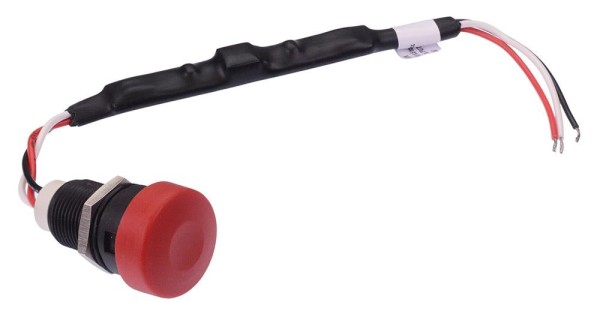 Red Linear Hall Effect Push Button Switch IP67 IHLR0155F6