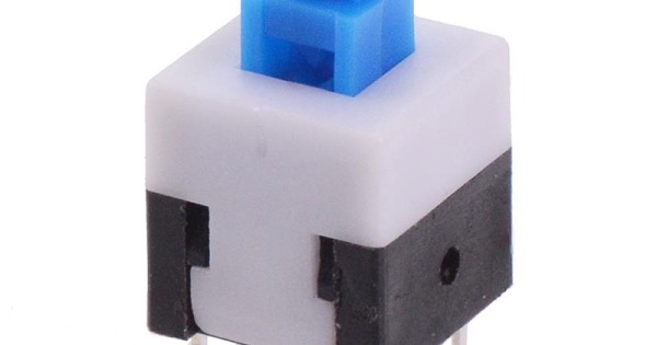 8x8mm Latching PCB Push Button Switch DPDT