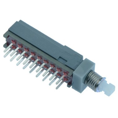 Latching PCB Push Button Switch 4PDT
