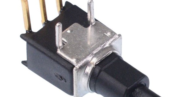 TP32WW08000 On-(On) PCB Right Angle Vertical Button Switch
