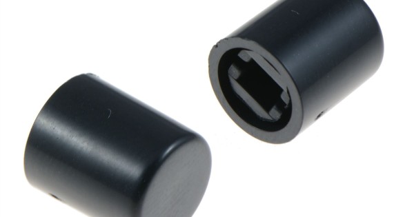 Black 3.3 x 3.3mm Push Button Switch Cap