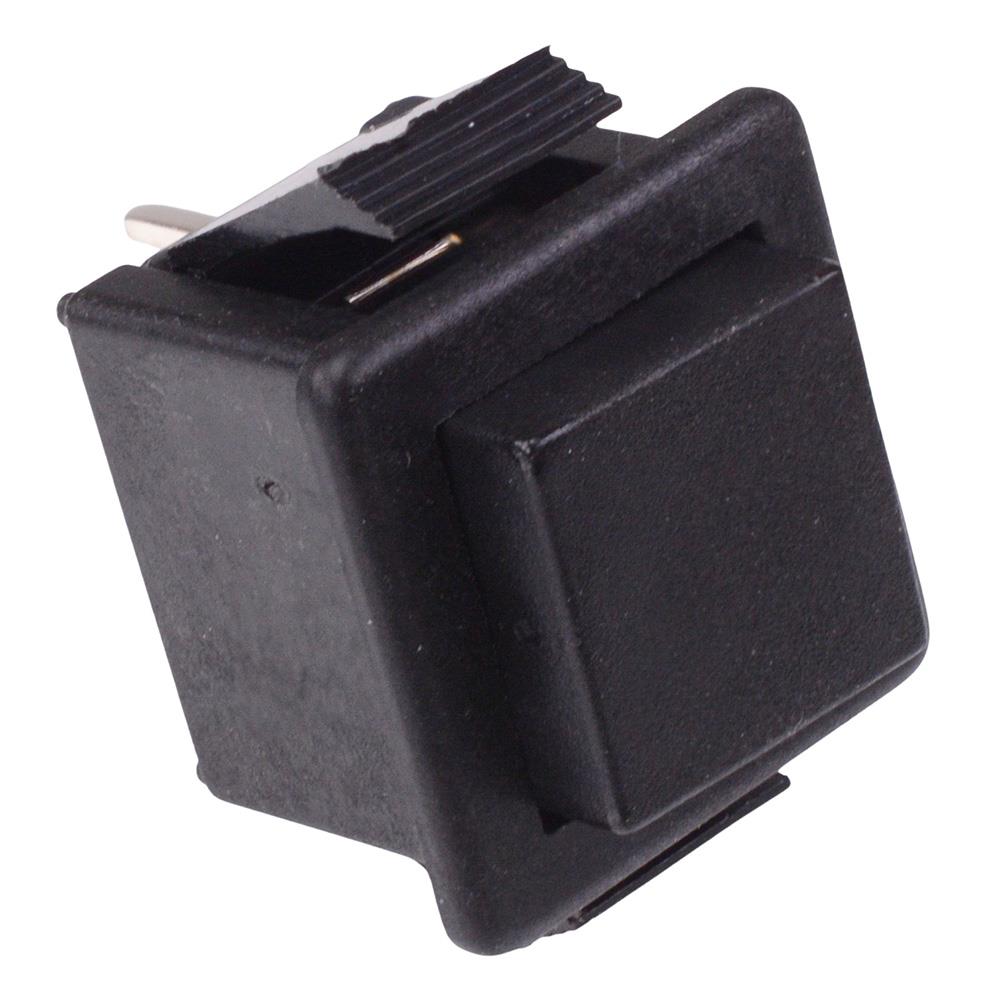 Black Momentary Changeover Push Button Switch SPDT 3A
