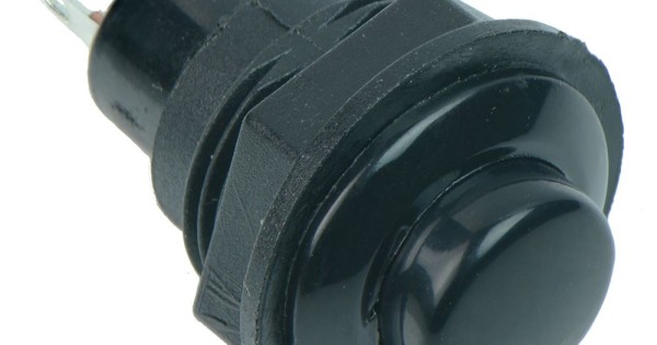 Off-(On) Low Profile Round 12mm Momentary Push Button Switch