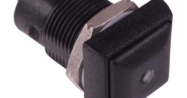 Square 16mm Momentary NO Push Button Switch Prewired