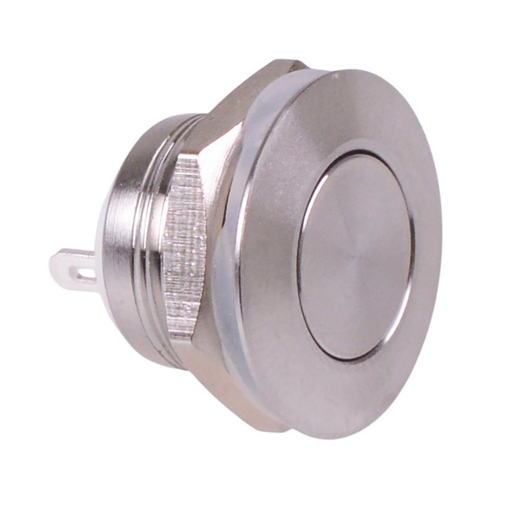 Off-(On) Momentary 12mm Flat Push Button Switch