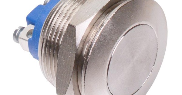 AV031003C910 Momentary 22mm Push Button Vandal Switch SPST 2A 48VDC