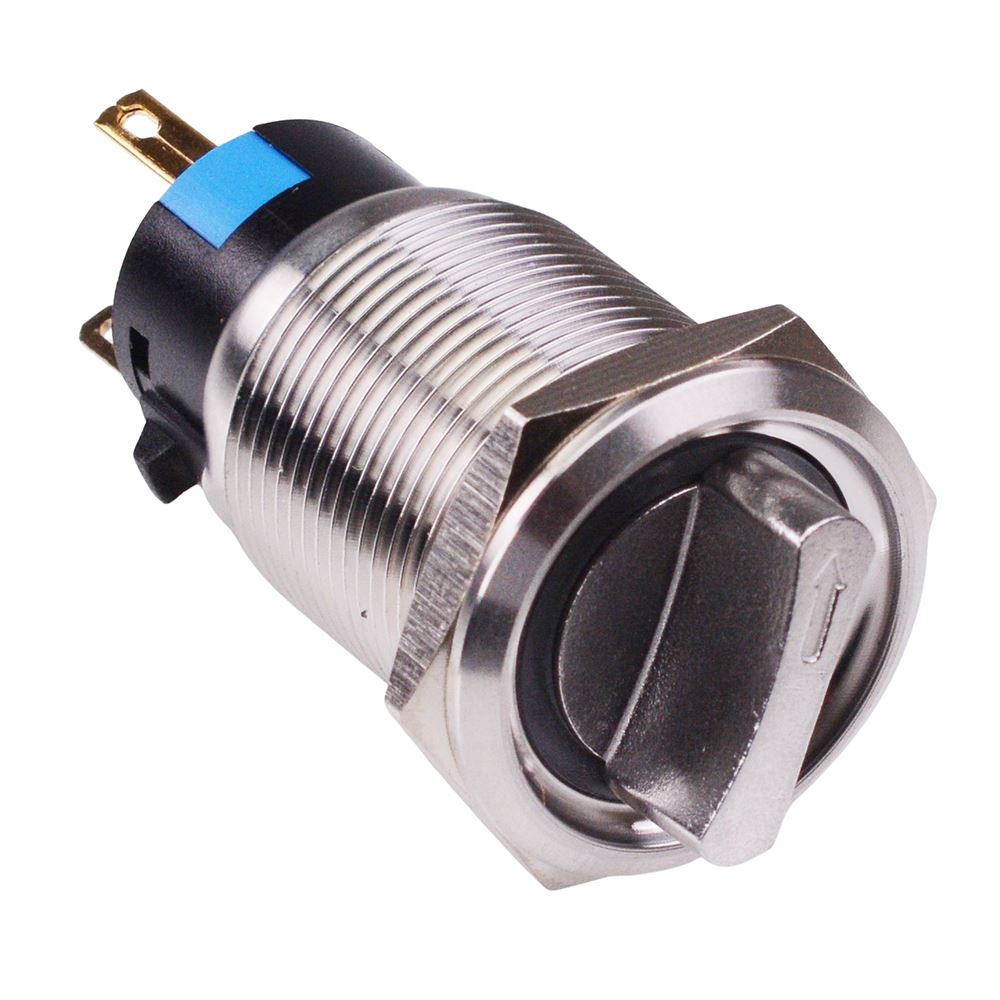 Red LED 24V 2 Position 19mm Selector Switch NO/NC