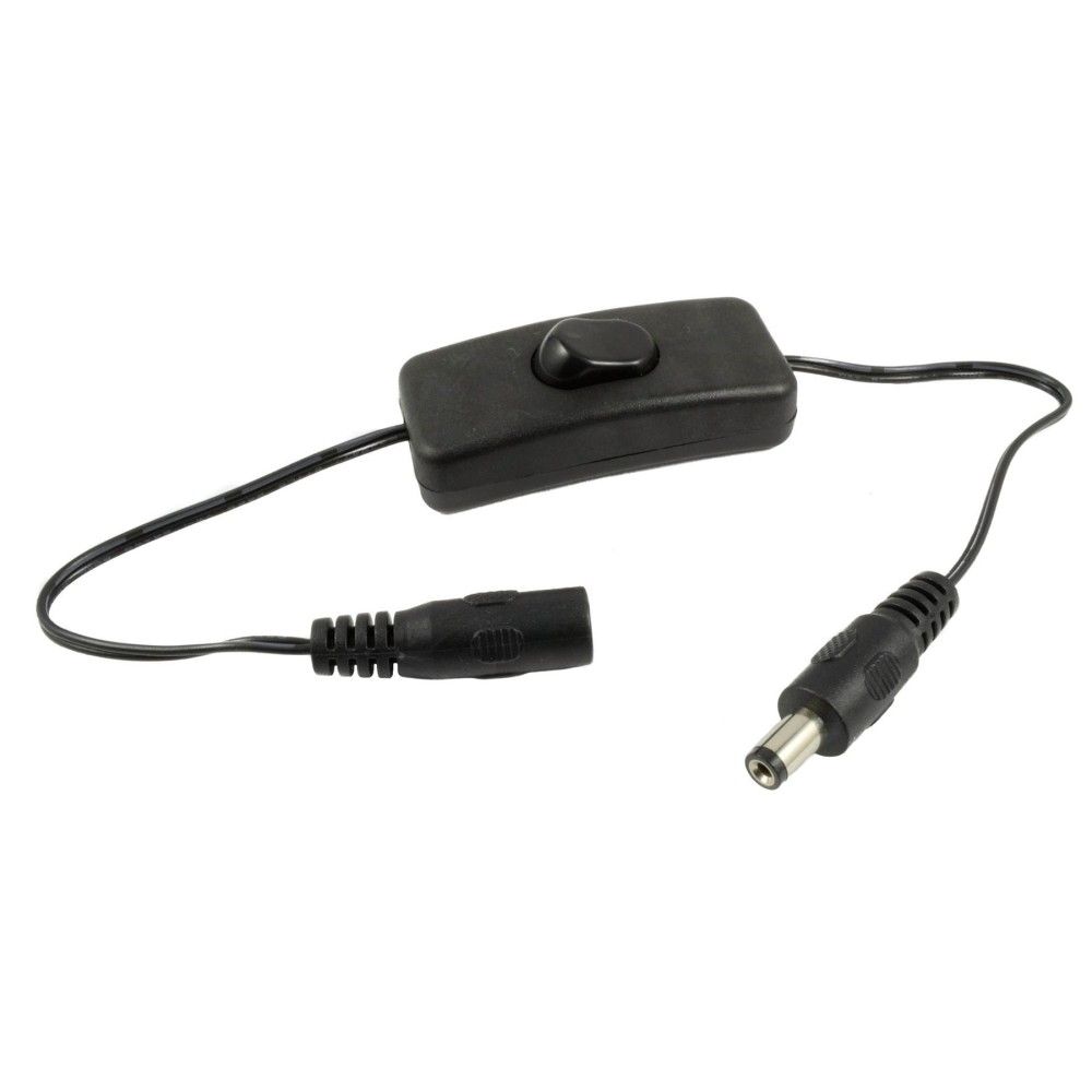 Inline SPST On-Off Rocker Switch SPST 2.1mm Connectors