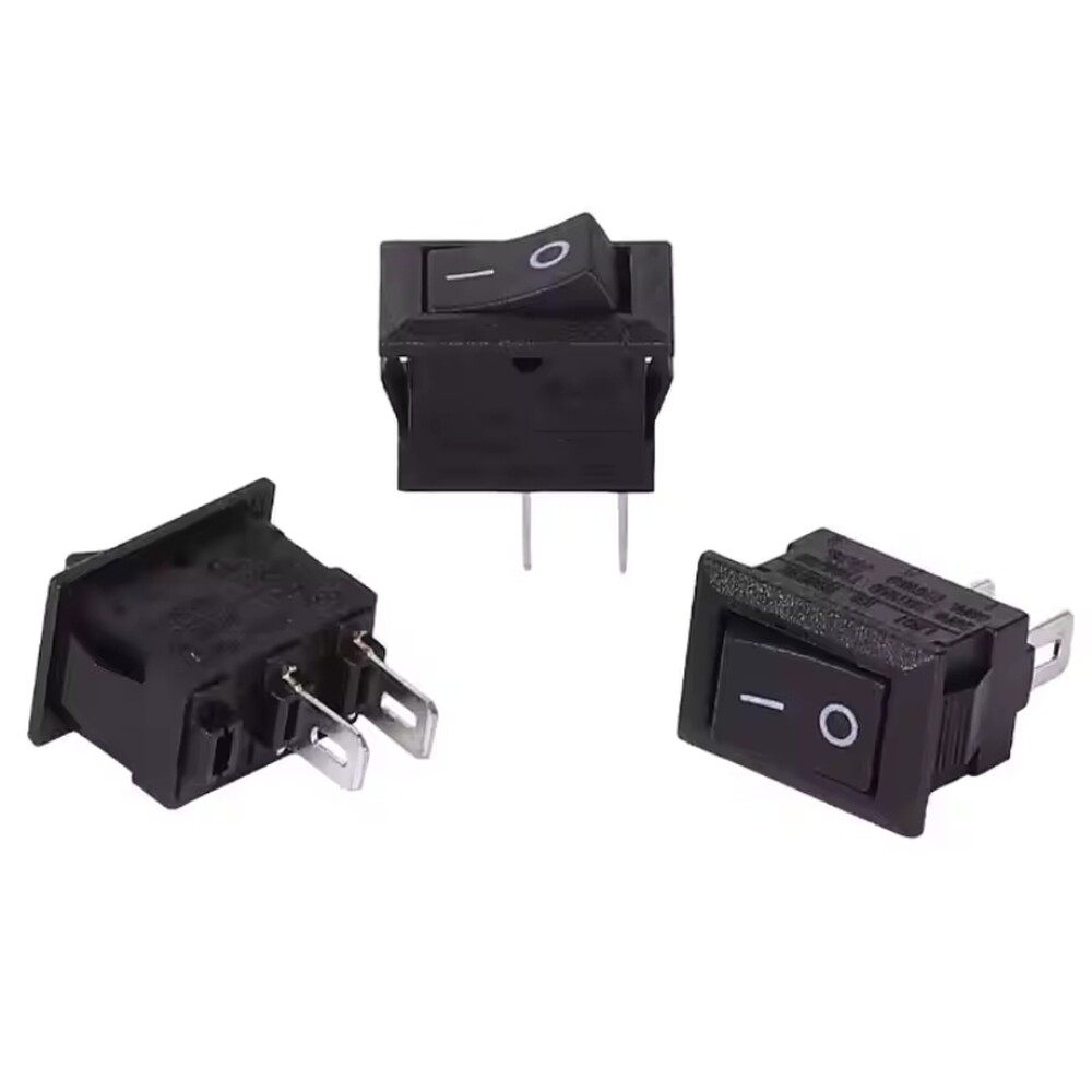 Rectangle Rocker Switches 2-Pin UL Certified Momentary On-Off-On Rocker ...