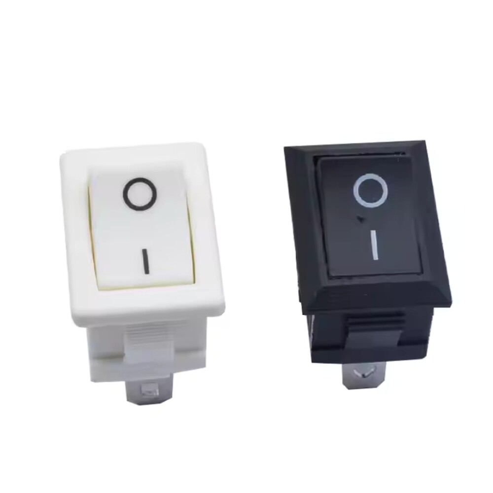Rectangle Rocker Switches T85 3 Pin Rocker on off Switch Black White 6A ...