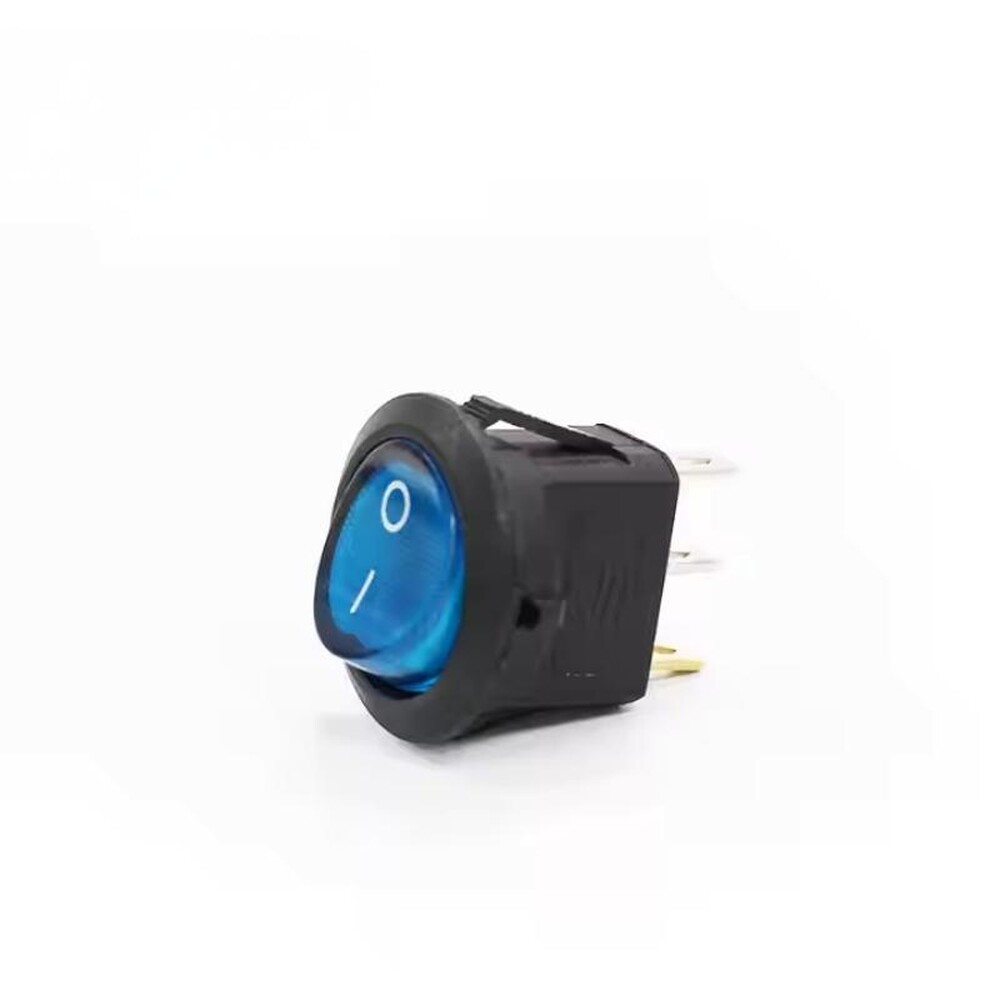 12V 5A Red Blue Yellow Green Mini Round Switch On-off Waterproof Power ...