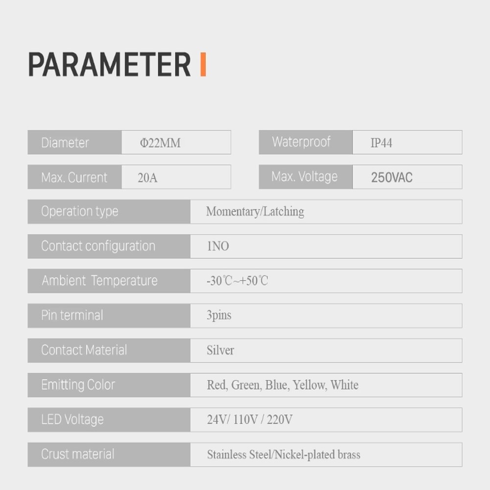 Illuminated Electric Rocker Switches Metal Switch for Boats