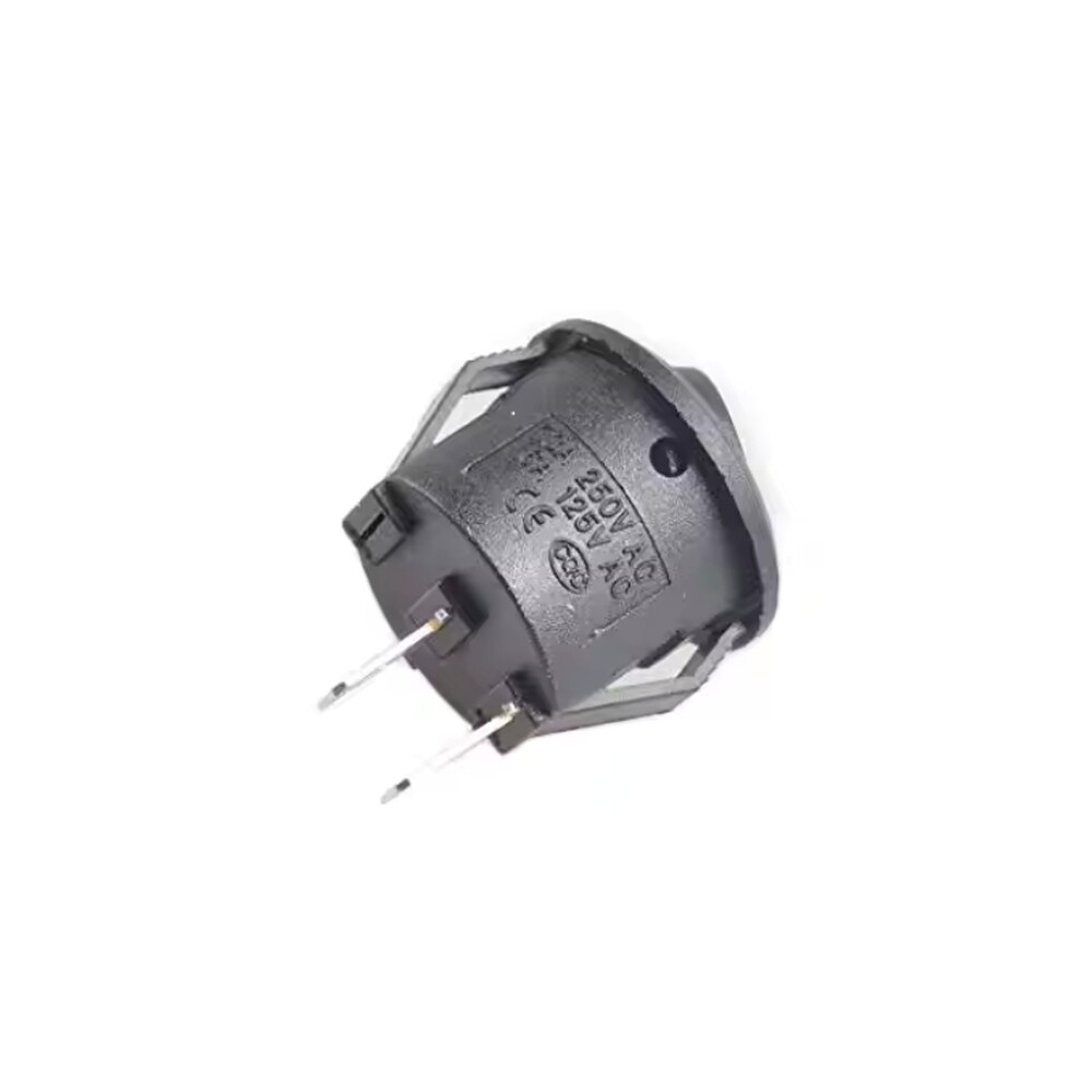 Mini Switch Mounting Hole Diameter 15 mm on OFF 2 Pin KCD1-204 Round ...