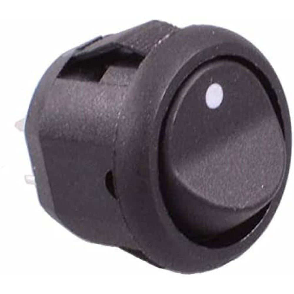 On-Off Ultra Miniature 13mm Round Rocker Switch SPST