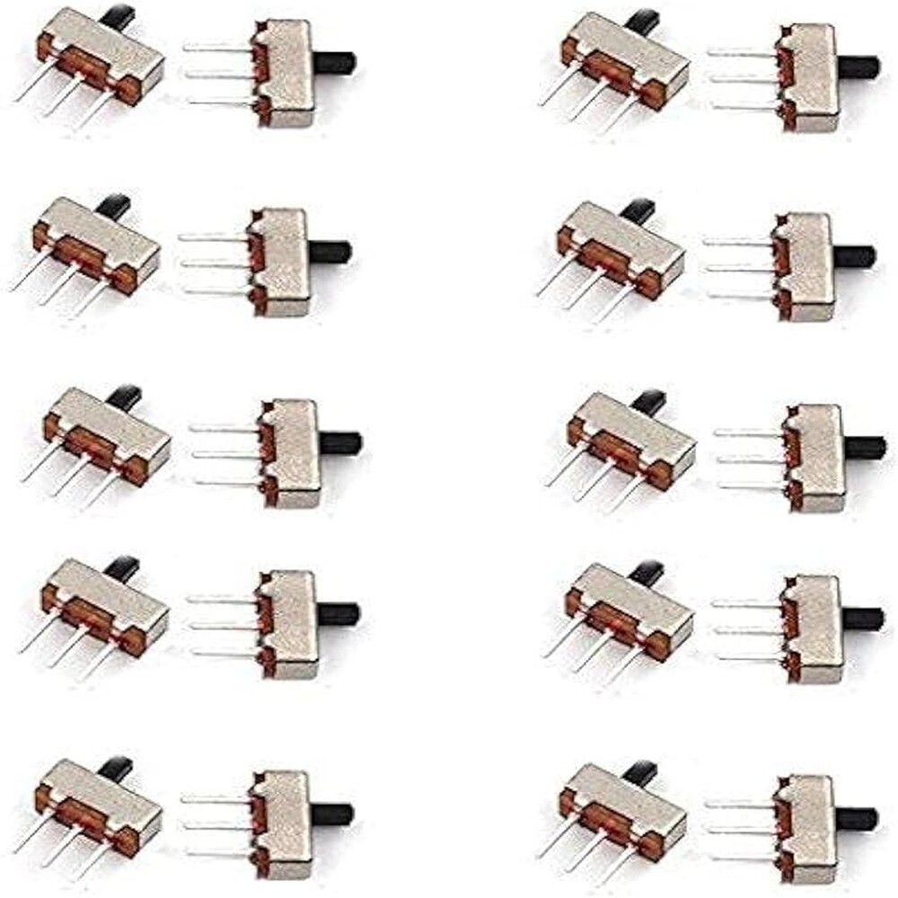 20PCS Slide Switches SS-12D00 (1P2T) Toggle Switch Vertical