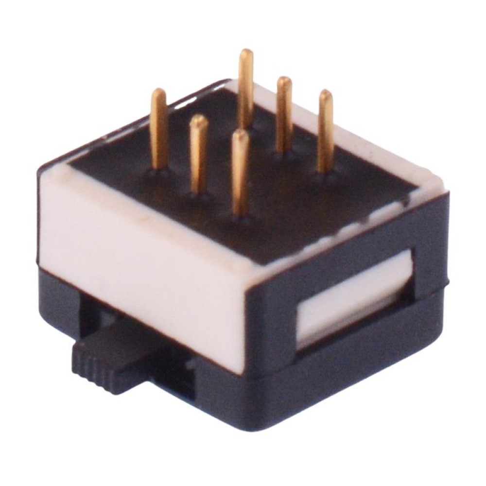 25349NLD On-Off-On Professional Horizontal PCB Slide Switch DPDT