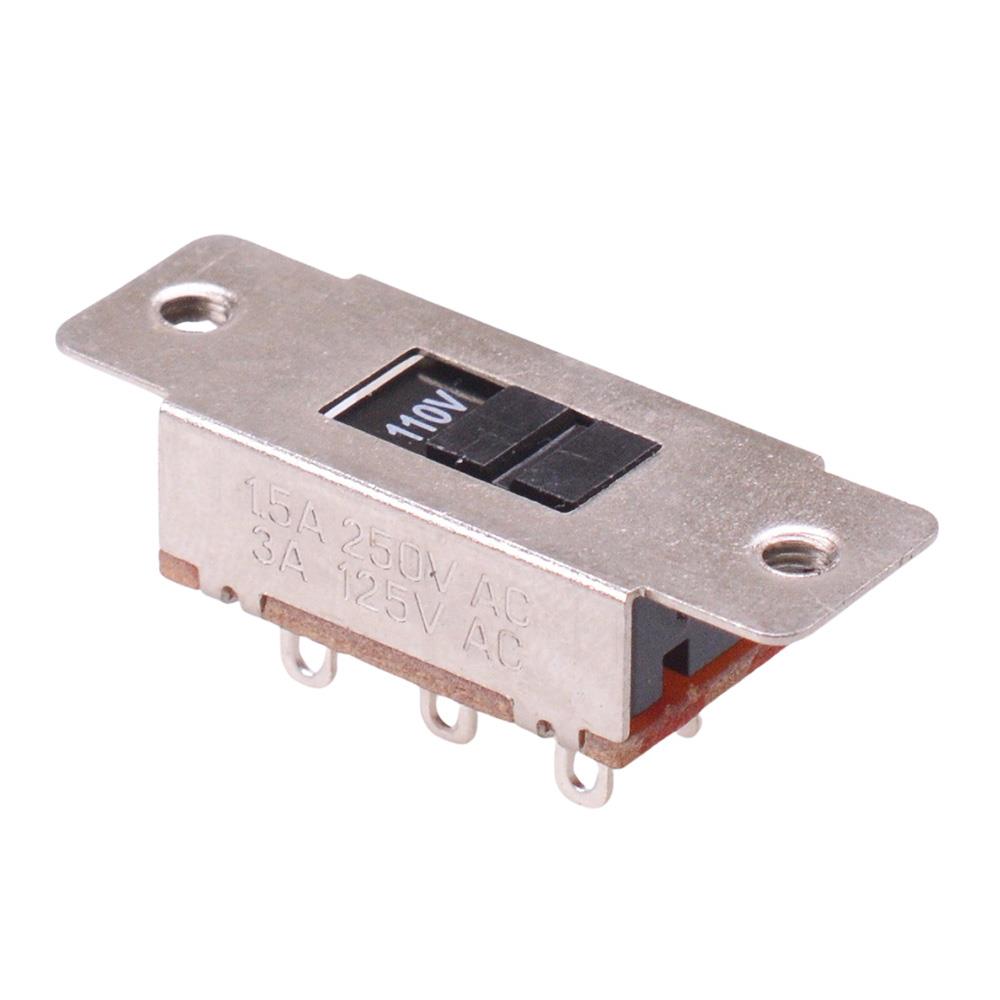 On-On Voltage Selector Slide Switch DPDT