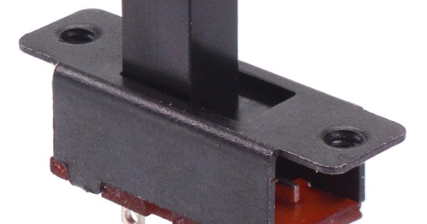 Slide switches are available in miniature and subminiature sizes