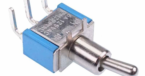 On-Off-On Miniature Horizontal PCB Toggle Switch SPDT