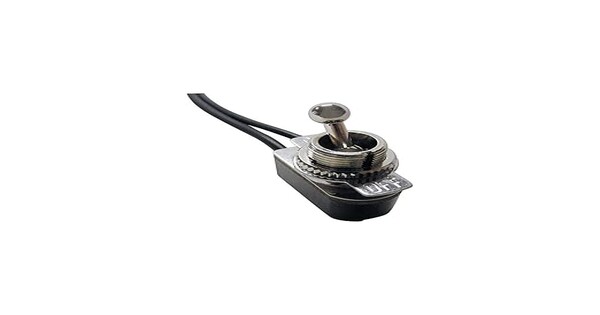 Electrical Standard Toggle Switches, SPST, ON-OFF, 6 A/125V AC, 6 Inch ...