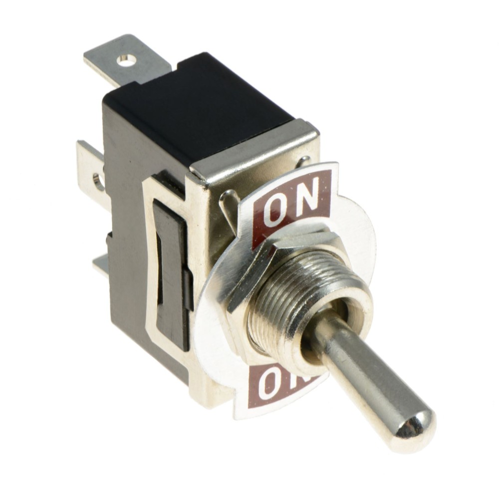 On-On Toggle Switch SPDT 15A 250VAC 12mm