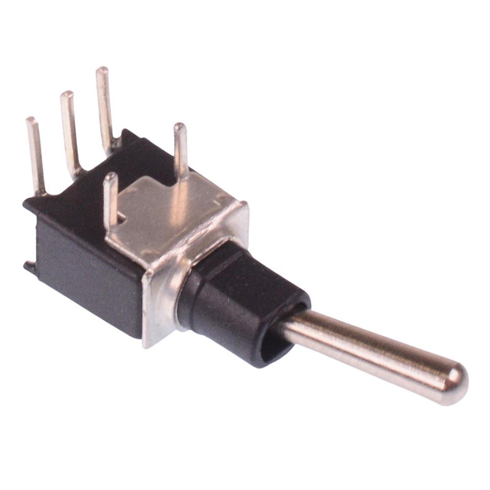 On-On Subminiature Washable PCB Toggle Switch SPDT