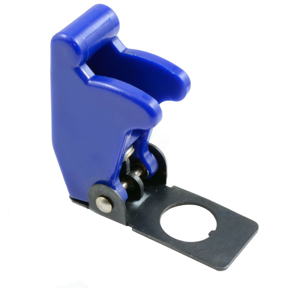 Toggle Switch Cover - Blue Missile Style