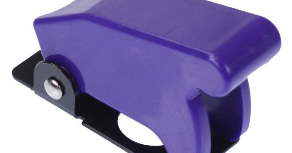 Toggle Switch Cover - Purple Missile Style