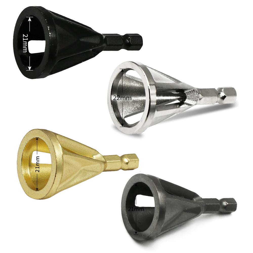 Drill Burr Remover 2-Piece Metal Deburring Tool Set - Chamfer Tool For ...