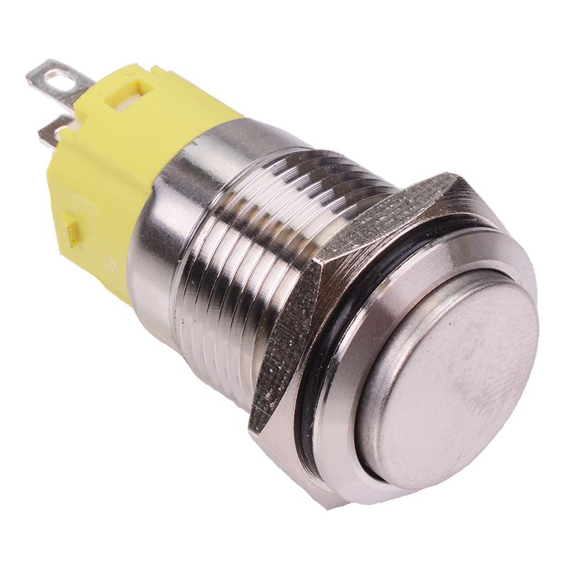 Raised Button On-On Latching 16mm Vandal Push Button Switch SPDT Raised Button On-On Latching 16mm Vandal Push Button Switch SPDT